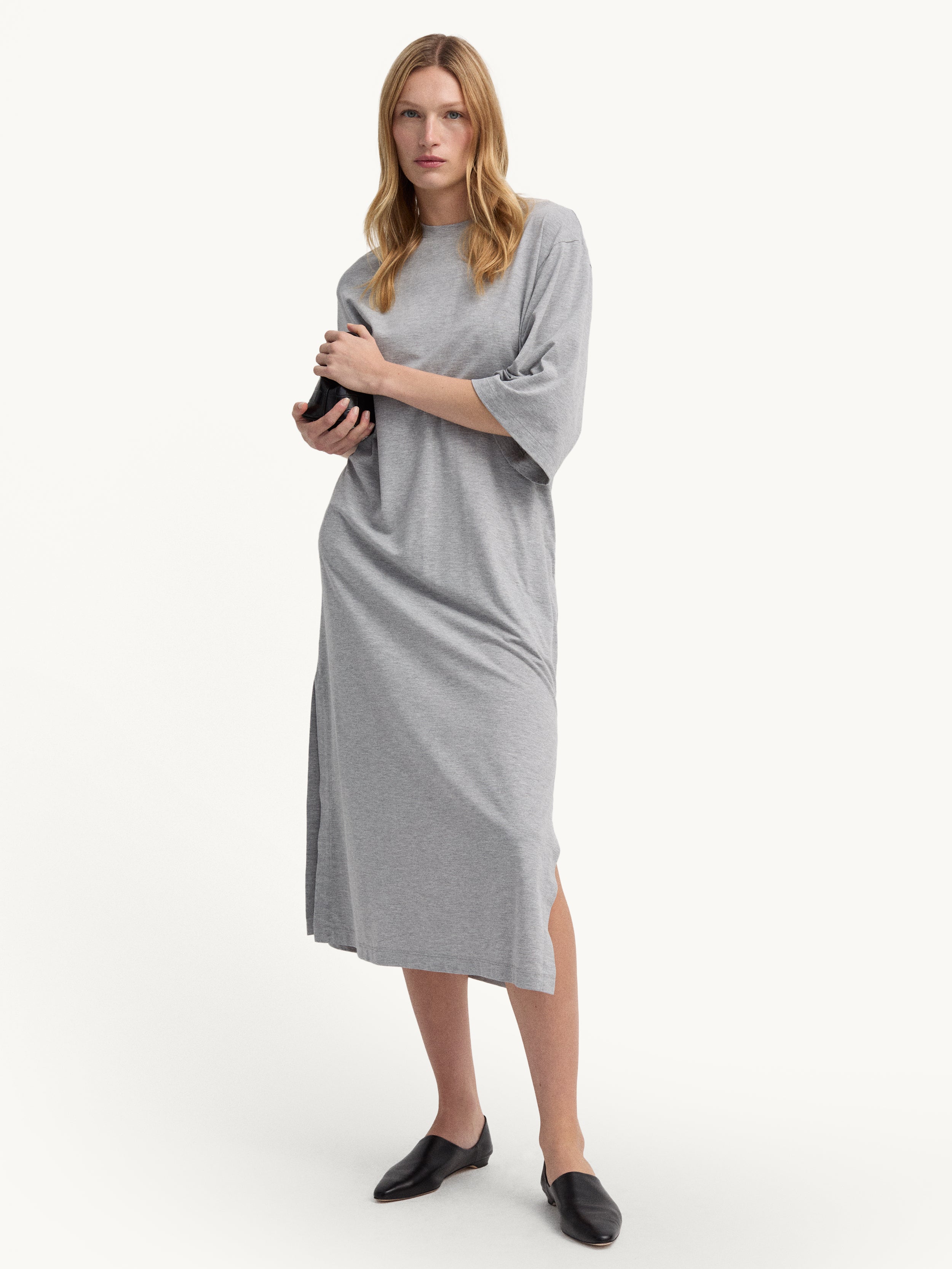GWYN T-Shirt Dress with Slits